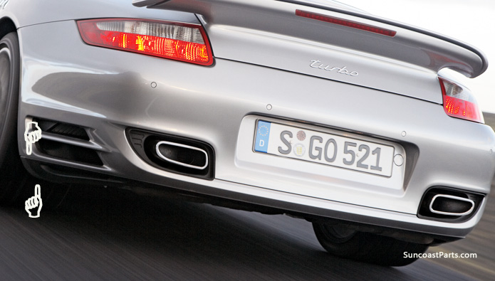 Rear Valance in Black : Suncoast Porsche Parts & Accessories