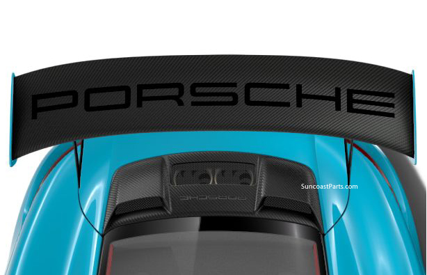 PORSCHE Spoiler Decal : Suncoast Porsche Parts & Accessories
