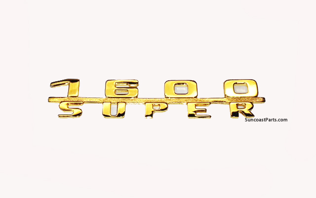 356 "1600 Super" Emblem : Suncoast Porsche Parts & Accessories